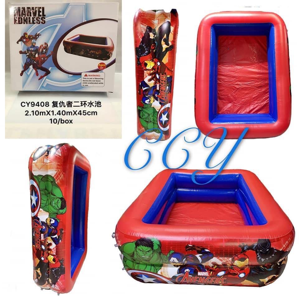 Hello Kitty Character Inflatable Rectangular Swimming Pool, Sports ...