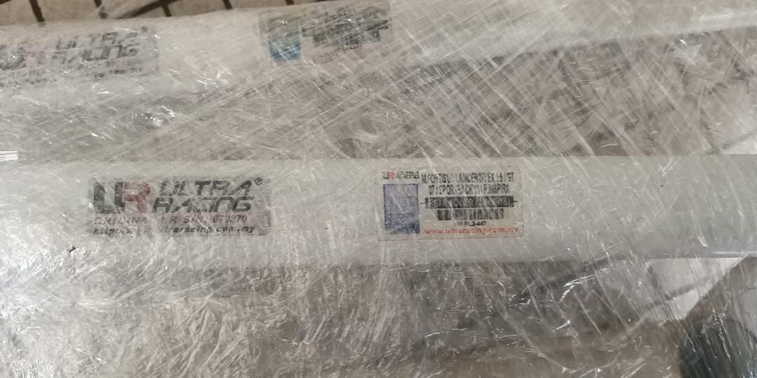 Lancer gt 4pt front lower arm bar and 2pt rear lower tie bar, Car ...