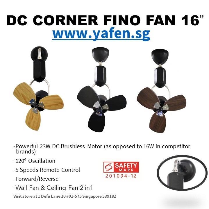 *INSTALLATION AVAILABLE*Corner Fan Fino DC Local Warranty Safety Mark ...