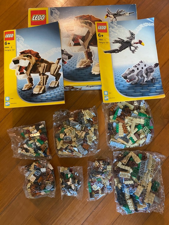 Lego 4884 Designer Set - Wild Hunters (絕版）, 興趣及遊戲, 玩具 & 遊戲類 - Carousell
