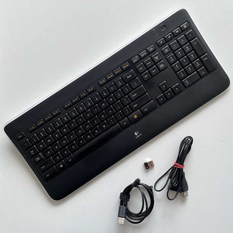 Logitech K800 WireLess Illuminated Bluetooth Keyboard, Computers & Tech ...