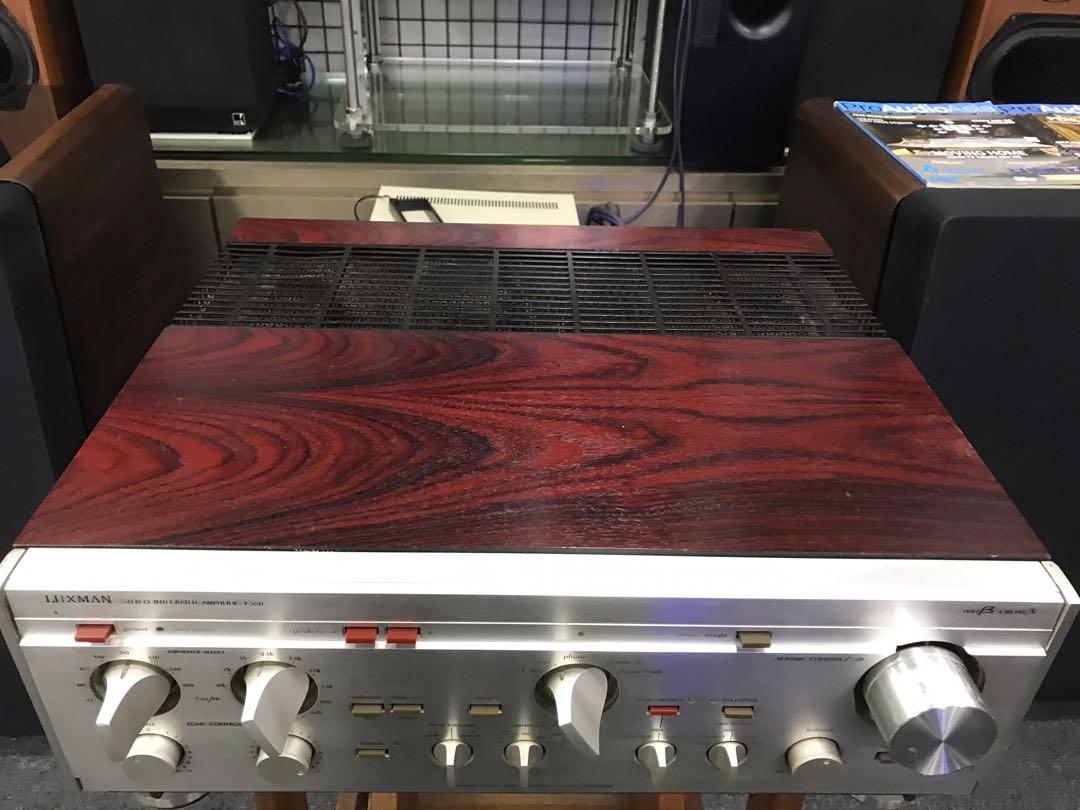 Luxman L550 Class A amplifier, Audio, Other Audio Equipment on Carousell
