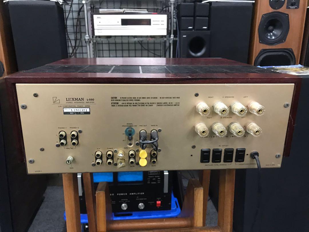 Luxman L550 Class A amplifier, Audio, Other Audio Equipment on Carousell