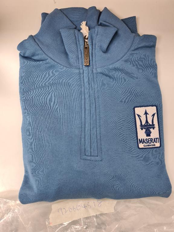 Maserati -Classic SweatShirt Light Blue, Men's Fashion, Coats, Jackets ...