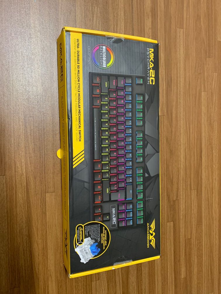 Mechanical keyboard MKA-2C Psychraven, Computers & Tech, Parts ...