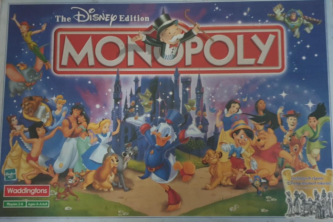 Monopoly Disney, Hobbies & Toys, Toys & Games on Carousell