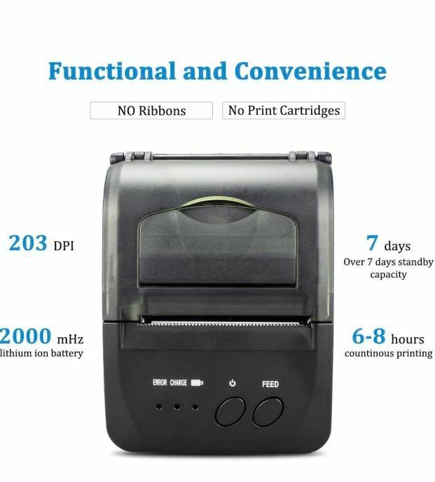 NETUM Mini Thermal Printer, Electronics, Others on Carousell