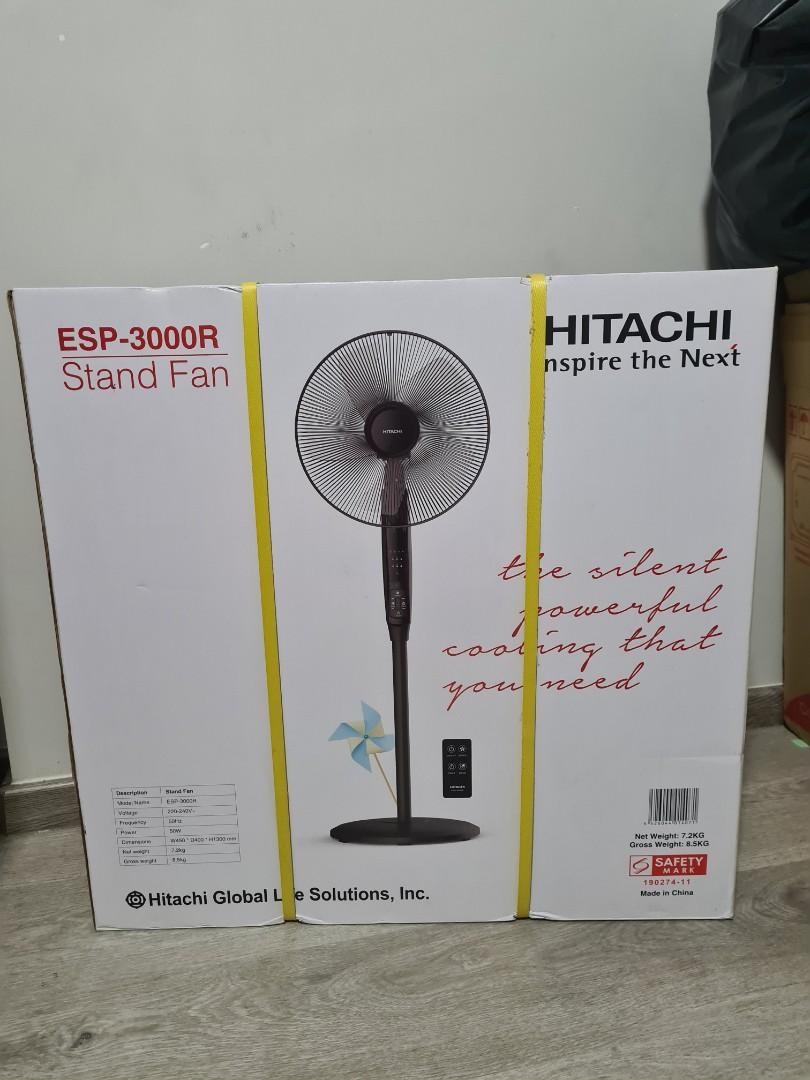 New! Hitachi ESP-3000R Stand Fan, Furniture & Home Living, Lighting ...