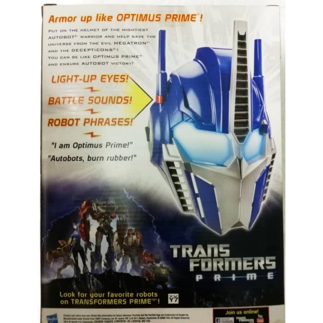 [READY STOCK] Optimus Prime Mission Helmet Transformers Prime RID Robot ...