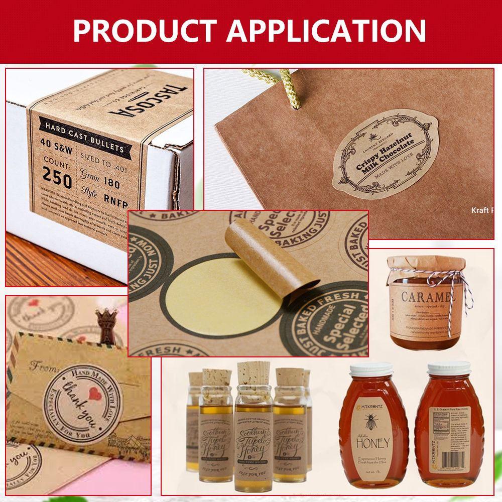 Printable Kraft (Brown) Sticker Paper A4, Hobbies & Toys, Stationary ...