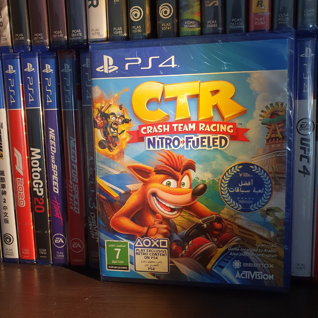 PS4 Crash Team Racing CTR Nitro Fuelded, Video Gaming, Video Games ...