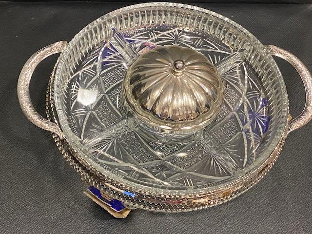 Queen Anne Silver plated Serving Platter Plate, Furniture & Home Living ...