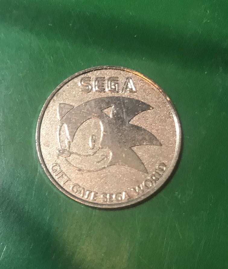 rare vintage Sonic the Hedgehog token, Hobbies & Toys, Memorabilia ...