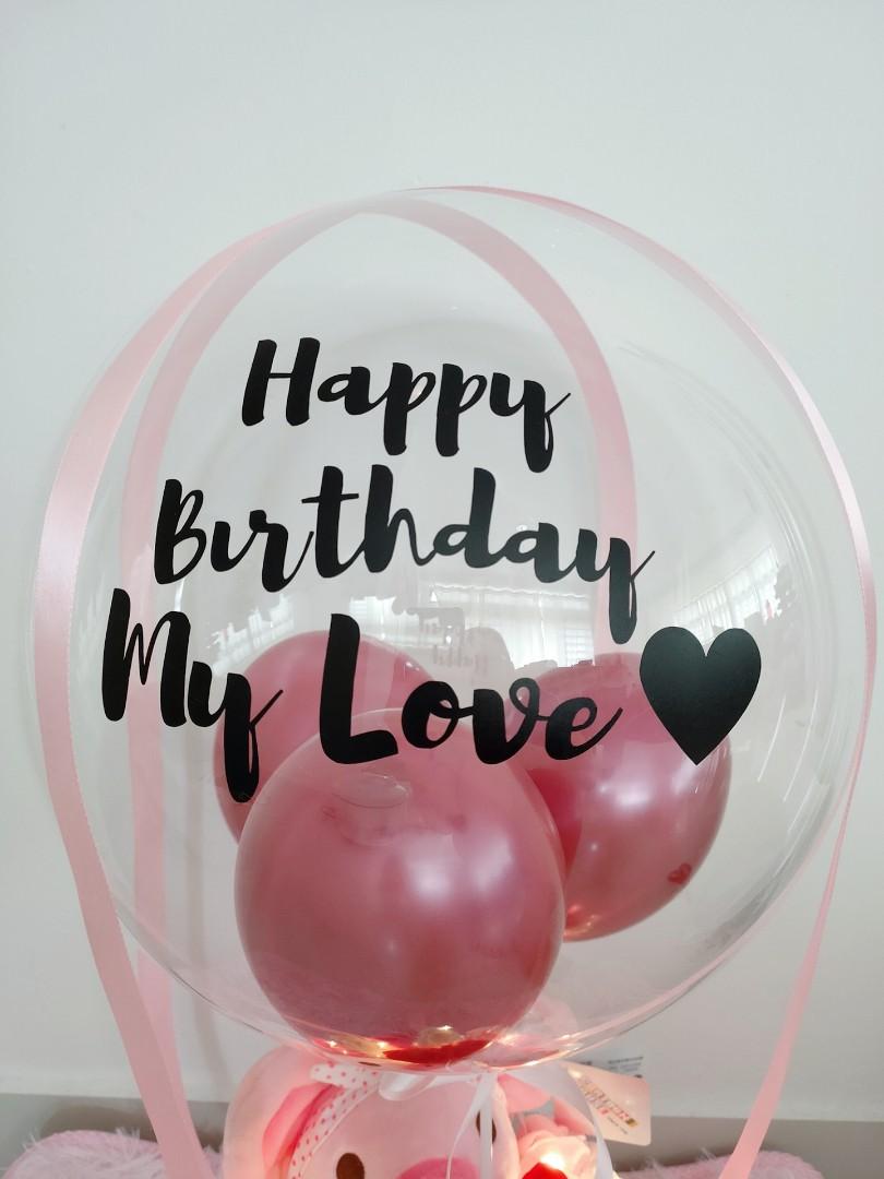 Rose Soft Toy Hot Air Balloon, Furniture & Home Living, Home Decor ...