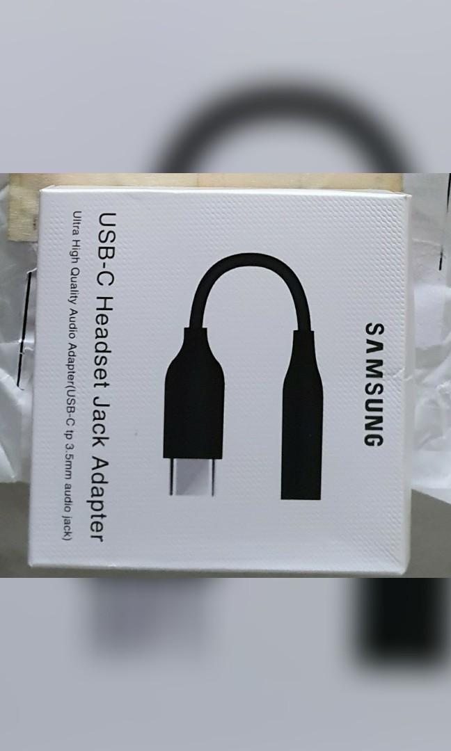 Samsung usb type c to 3mm jack adapter, Mobile Phones & Tablets, Mobile ...