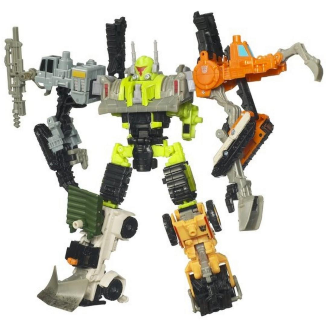 [ready Stock] Steamhammer With Constructicons Commander Transformers Power Core Combiners