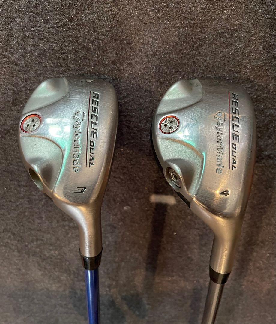 Taylormade Golf Rescue Dual Hybrids. No.3/19 degrees and No.4/22 ...