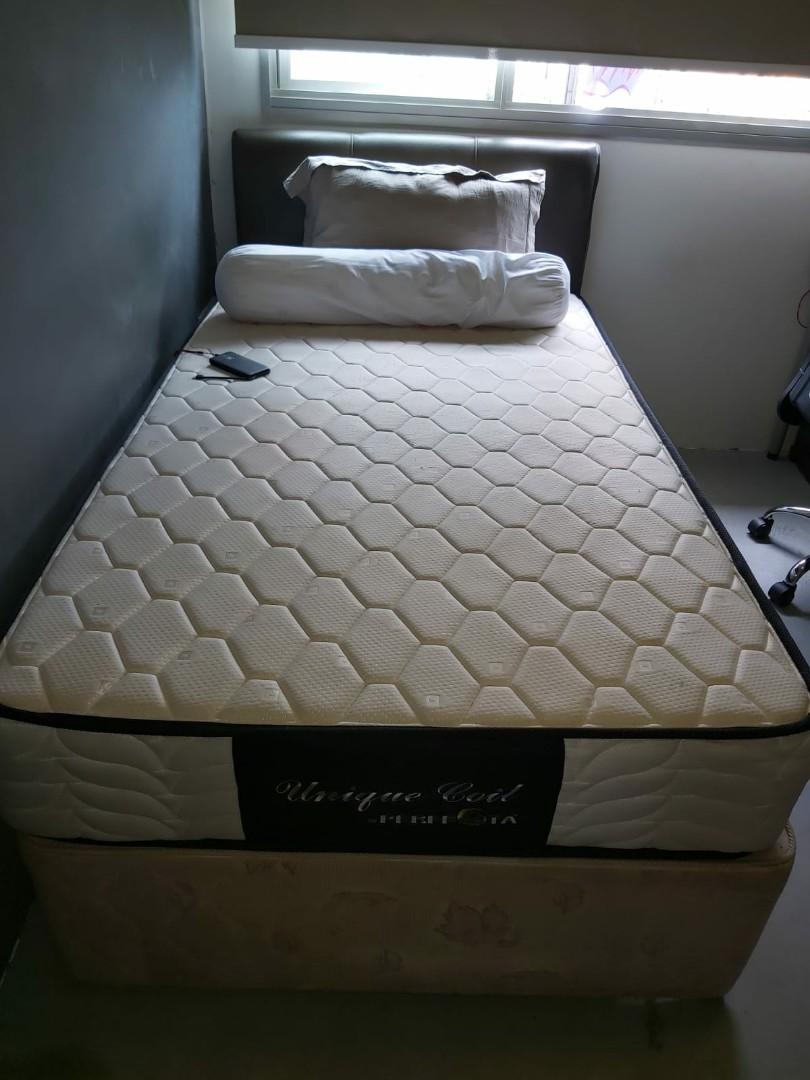Unique coil single mattress, Furniture & Home Living, Furniture, Bed ...