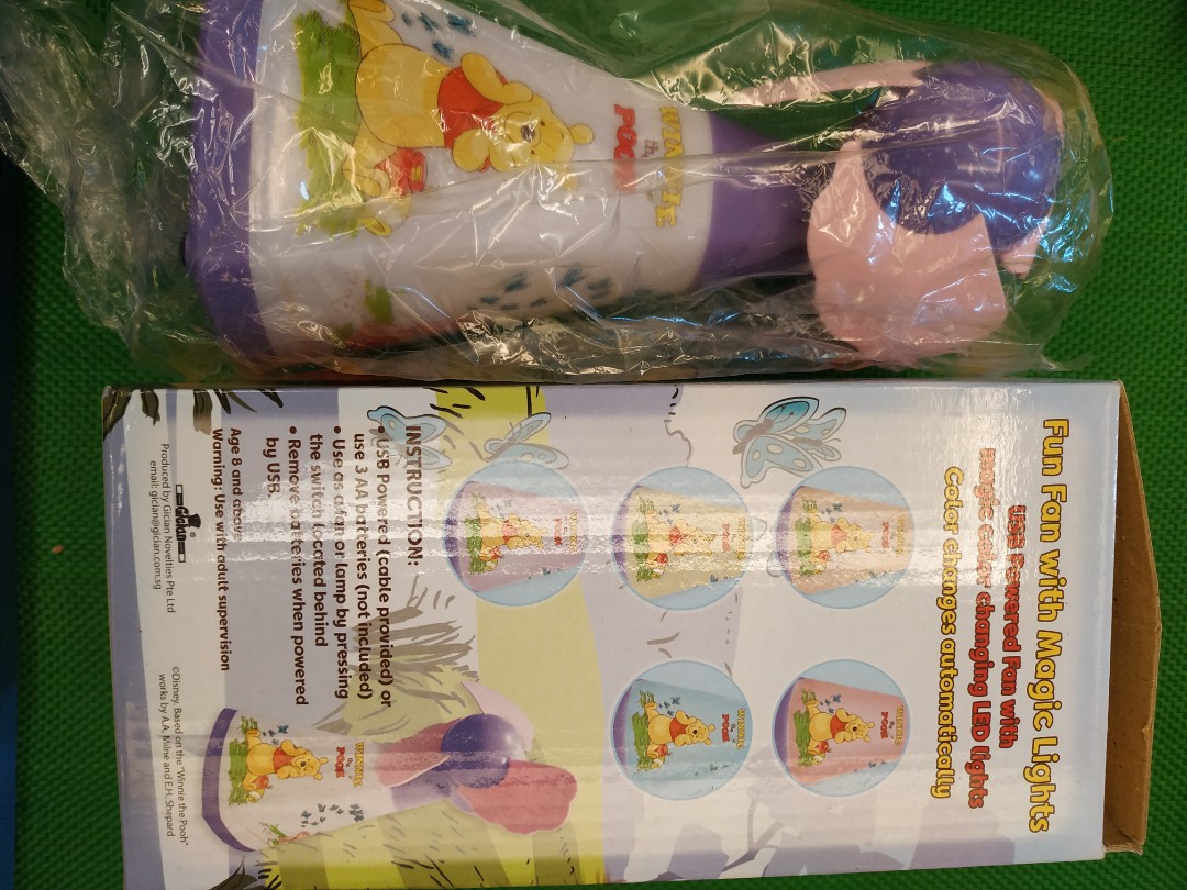 Usb fan with led lights, Babies & Kids, Infant Playtime on Carousell