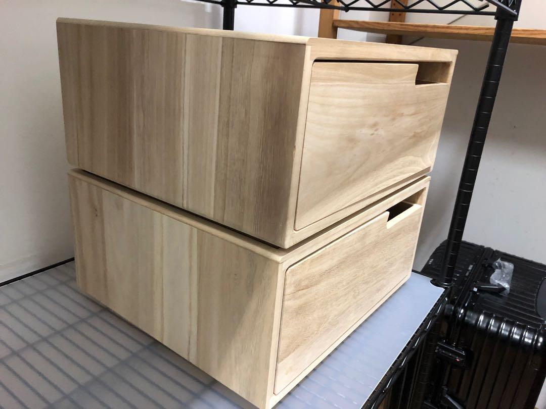 Wooden Stackable Drawer, Furniture & Home Living, Home Improvement ...