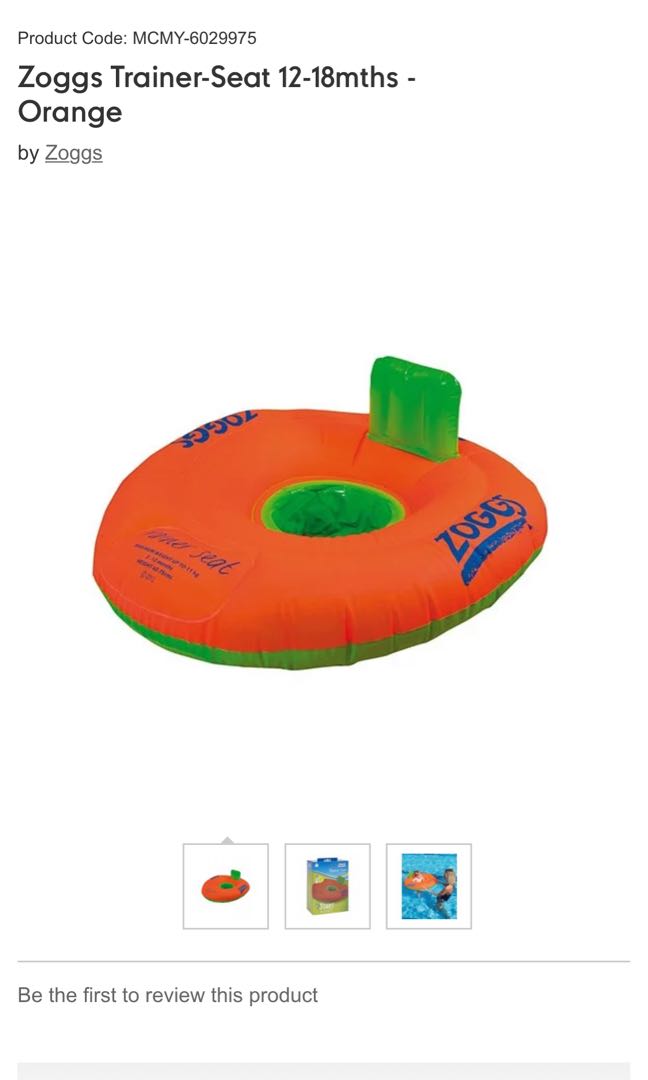 Zoggs Trainer Seat 12-24 months, Babies & Kids, Babies & Kids Fashion ...