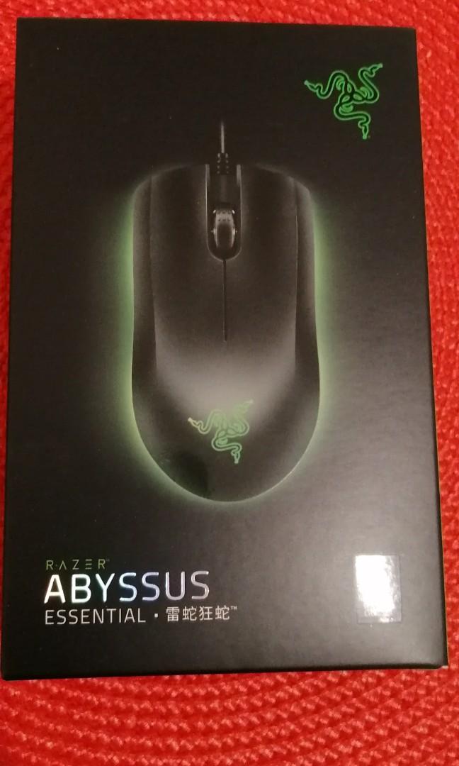 雷蛇 Razer Abyssus Essential USB 有線電競滑鼠 Razer Chroma RGB, 電腦＆科技, 電腦周邊及配件 ...