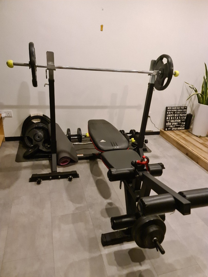 Adidas Incline Bench Press, For Chest Weight Training with weights ...