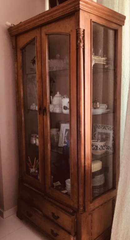 Antique Finish Dinner Wagon, Furniture & Home Living, Furniture, Tables ...