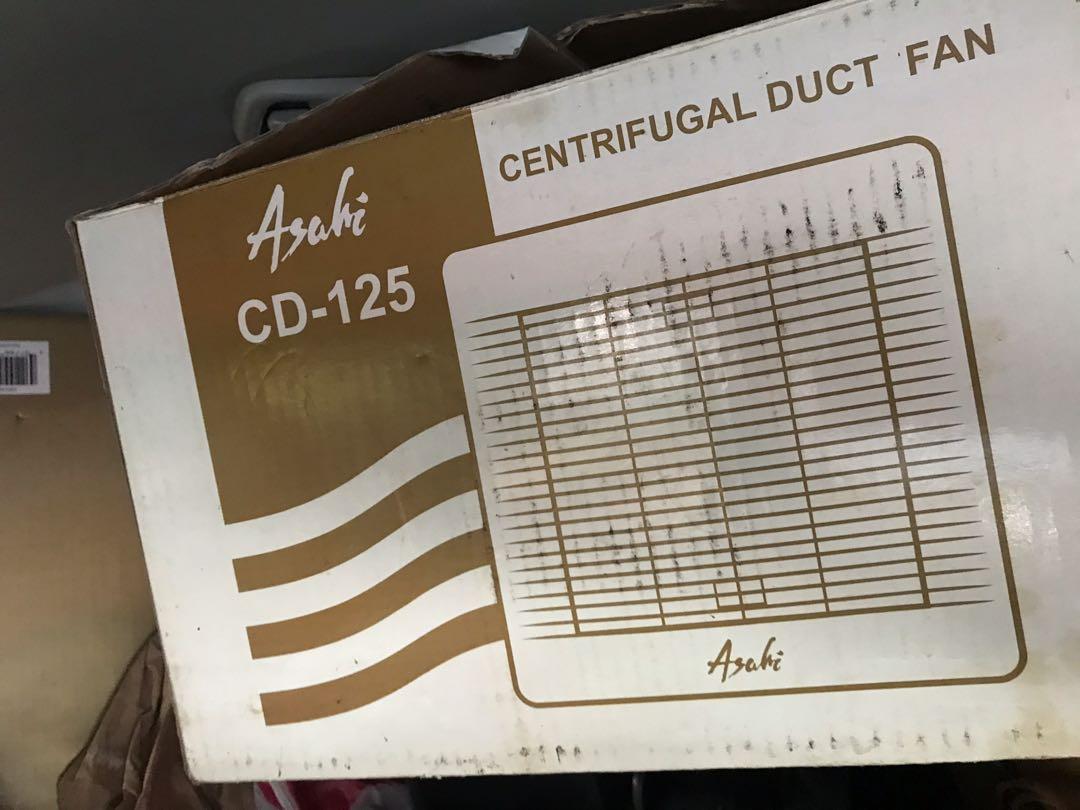 Asahi Duct fan, Furniture & Home Living, Lighting & Fans, Fans on Carousell