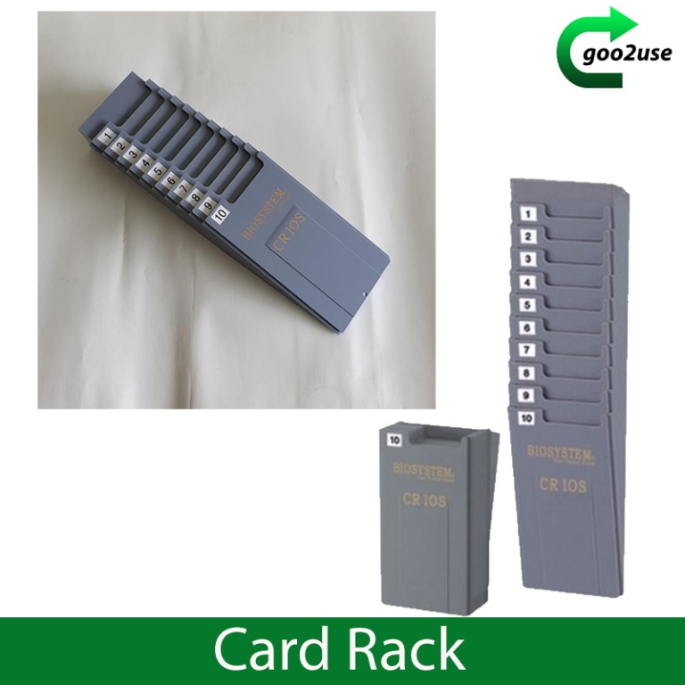 Biosystem CR10S Punch Card Rack - 10 Slots, Hobbies & Toys, Stationery ...