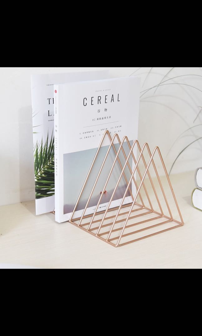 Book stand triangle holder, Hobbies & Toys, Stationery & Craft ...