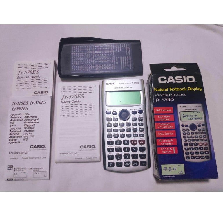Casio fx-570ES Authentic Scientific Calculator, Computers & Tech ...
