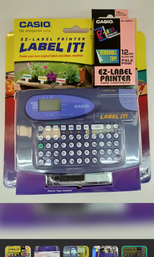 CASIO Kl-60 label printer, Computers & Tech, Printers, Scanners ...