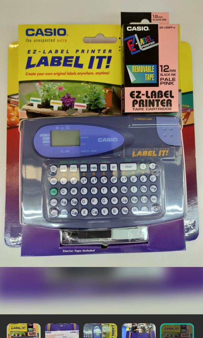 CASIO Kl-60 label printer, Computers & Tech, Printers, Scanners & Copiers on Carousell