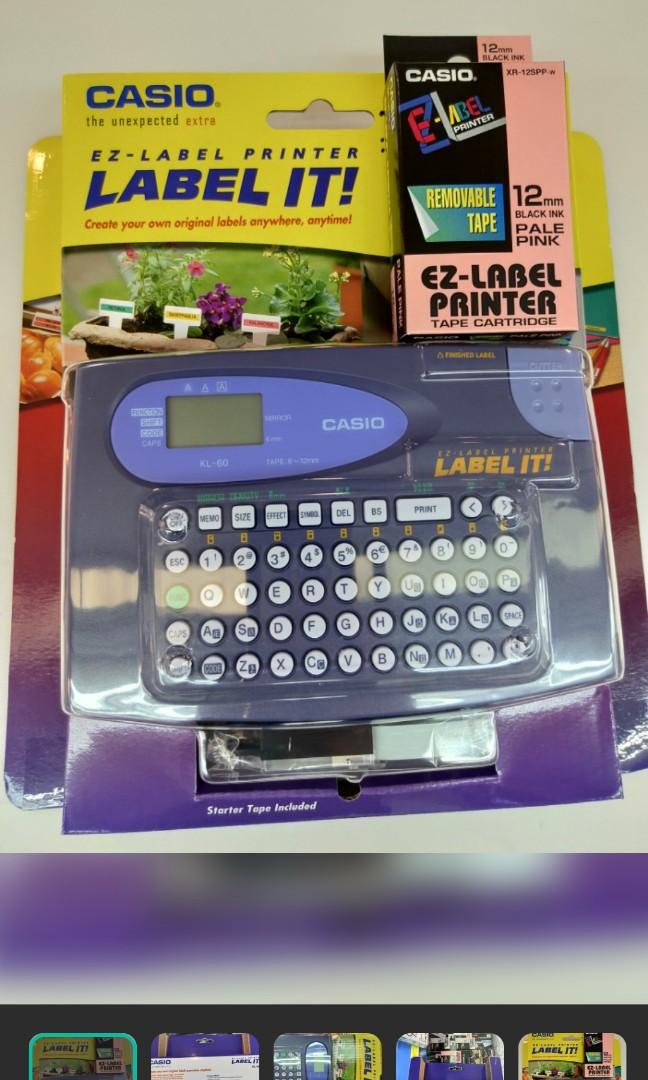 CASIO Kl-60 label printer, Computers & Tech, Printers, Scanners ...