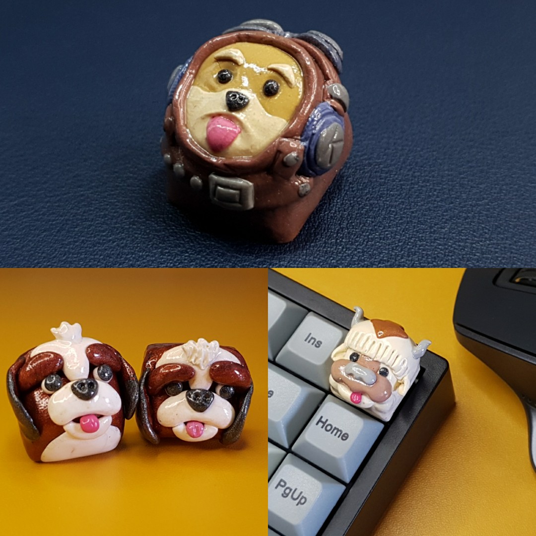 Character Keycap Custom & Catalogue 3D Series (cherry mx), Computers ...