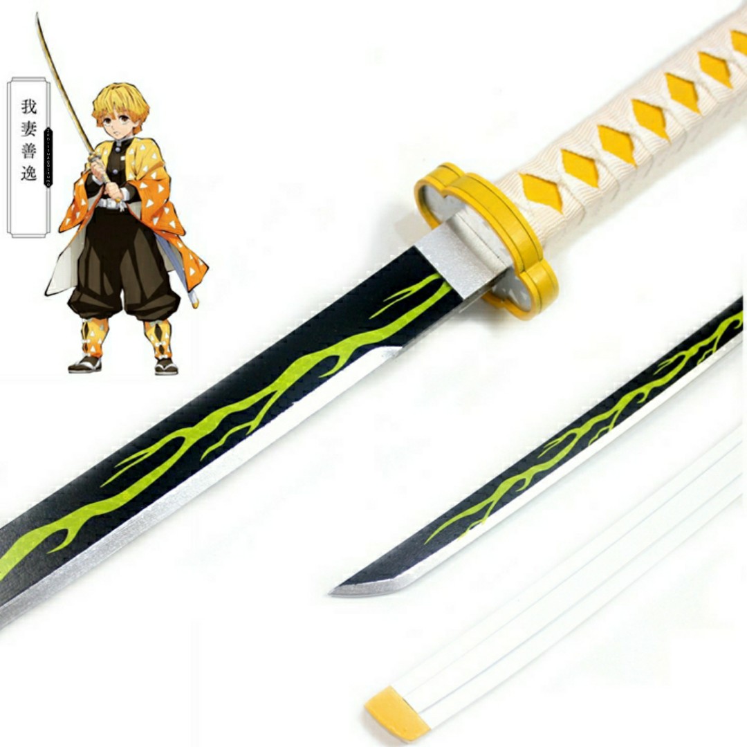 (IN) Collector's Edition Demon Slayer Zenitsu Sword, Hobbies & Toys ...