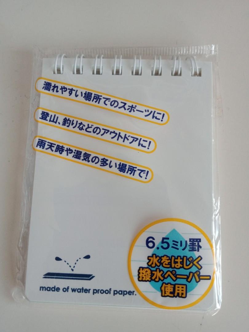 DAISO Waterproof Paper Notepad, Books & Stationery, Stationery on Carousell