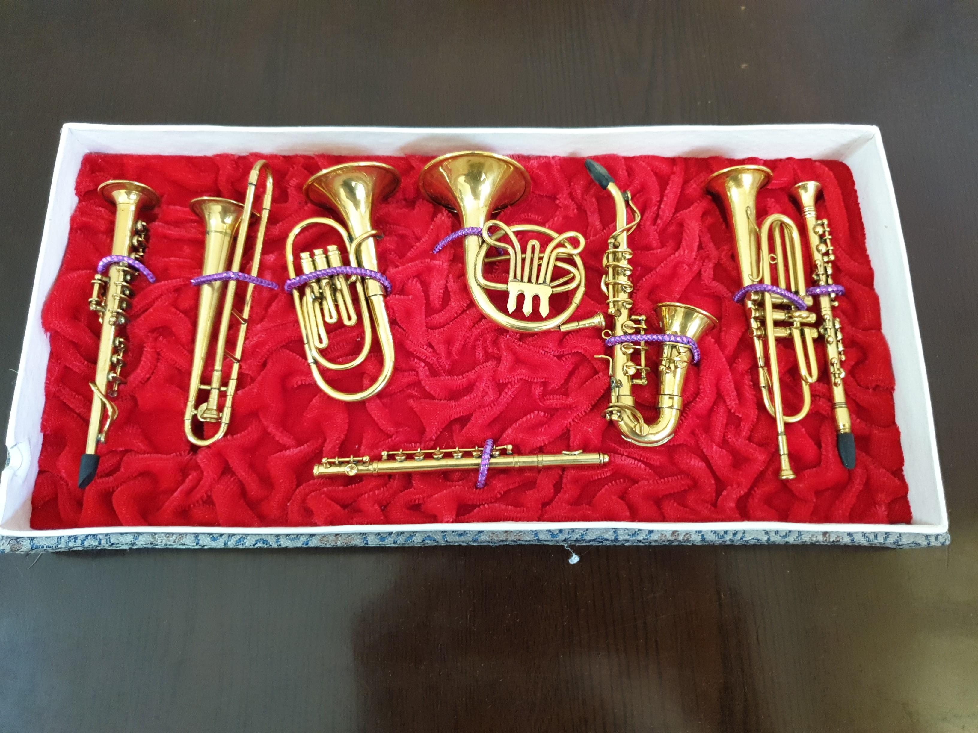 Gold Instruments Display Set, Women's Fashion, Jewelry & Organisers ...