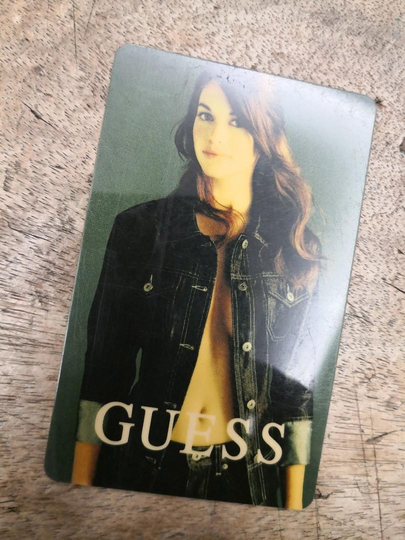 Vintage 2000 GUESS Kim Smith plastic calendar card *kalendar, Women's ...