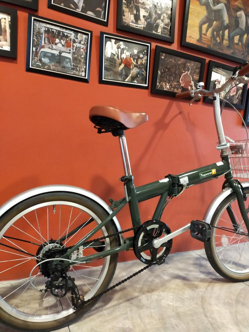 Japan folding bike classic with original basket, Sports Equipment ...