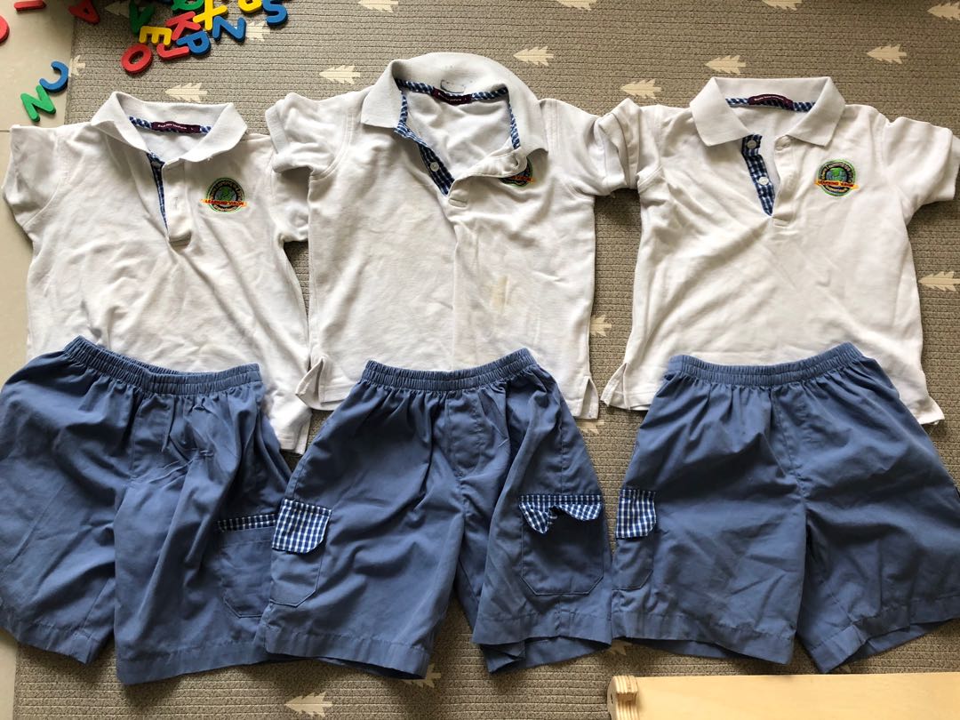 Learning Vision Boys PE Uniform (L), Babies & Kids, Babies & Kids ...