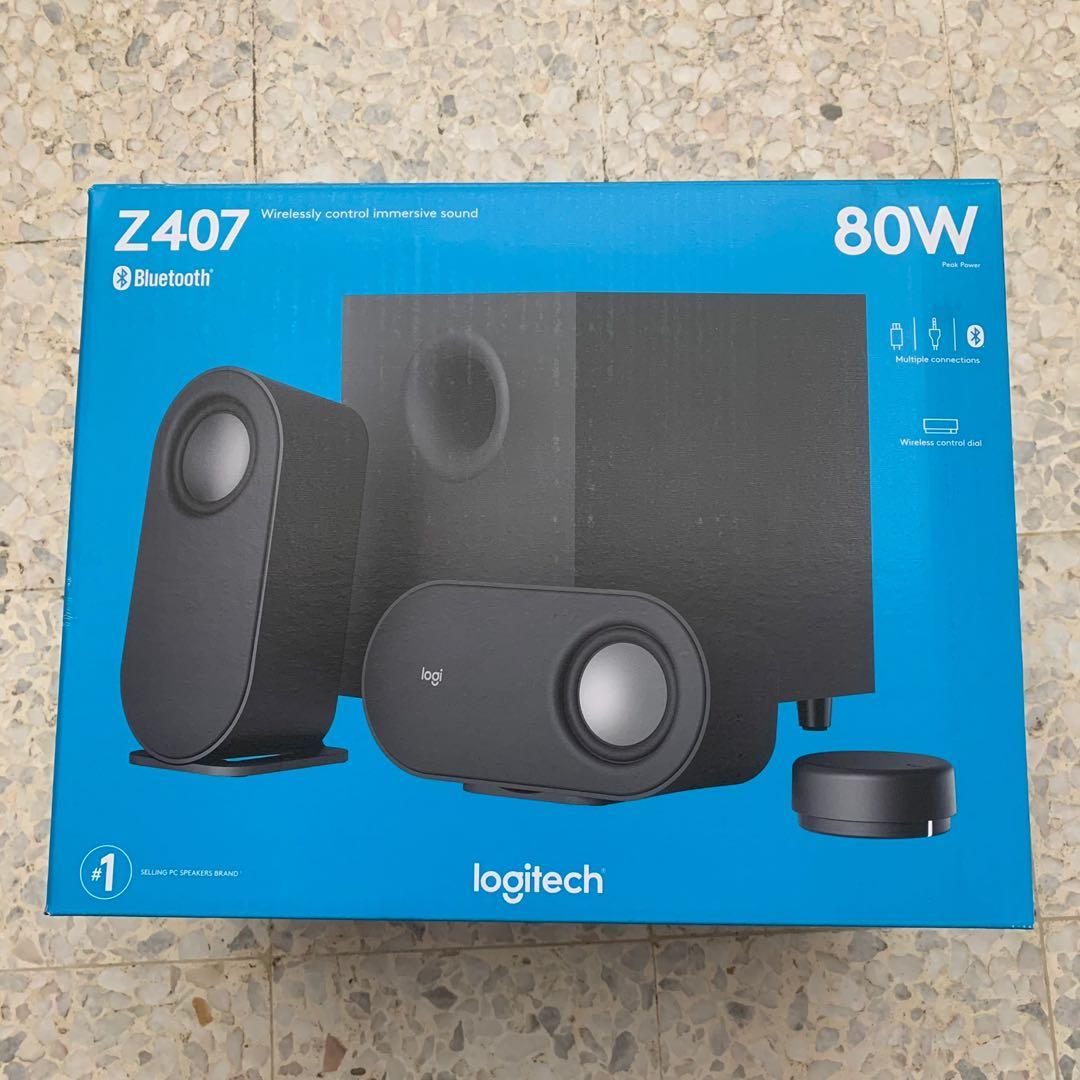 Logitech Z407 Bluetooth Speaker with Subwoofer, Audio, Soundbars ...