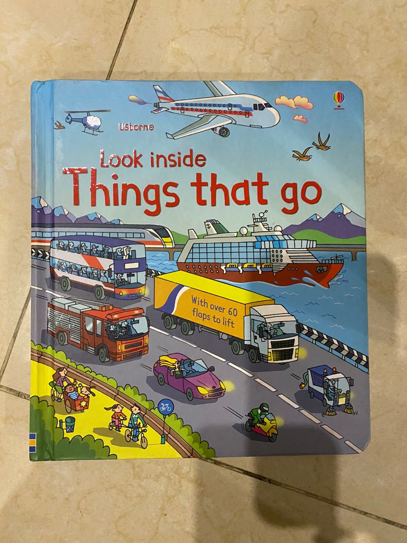 Look inside things that go, 興趣及遊戲, 書本 & 文具, 兒童書籍 - Carousell