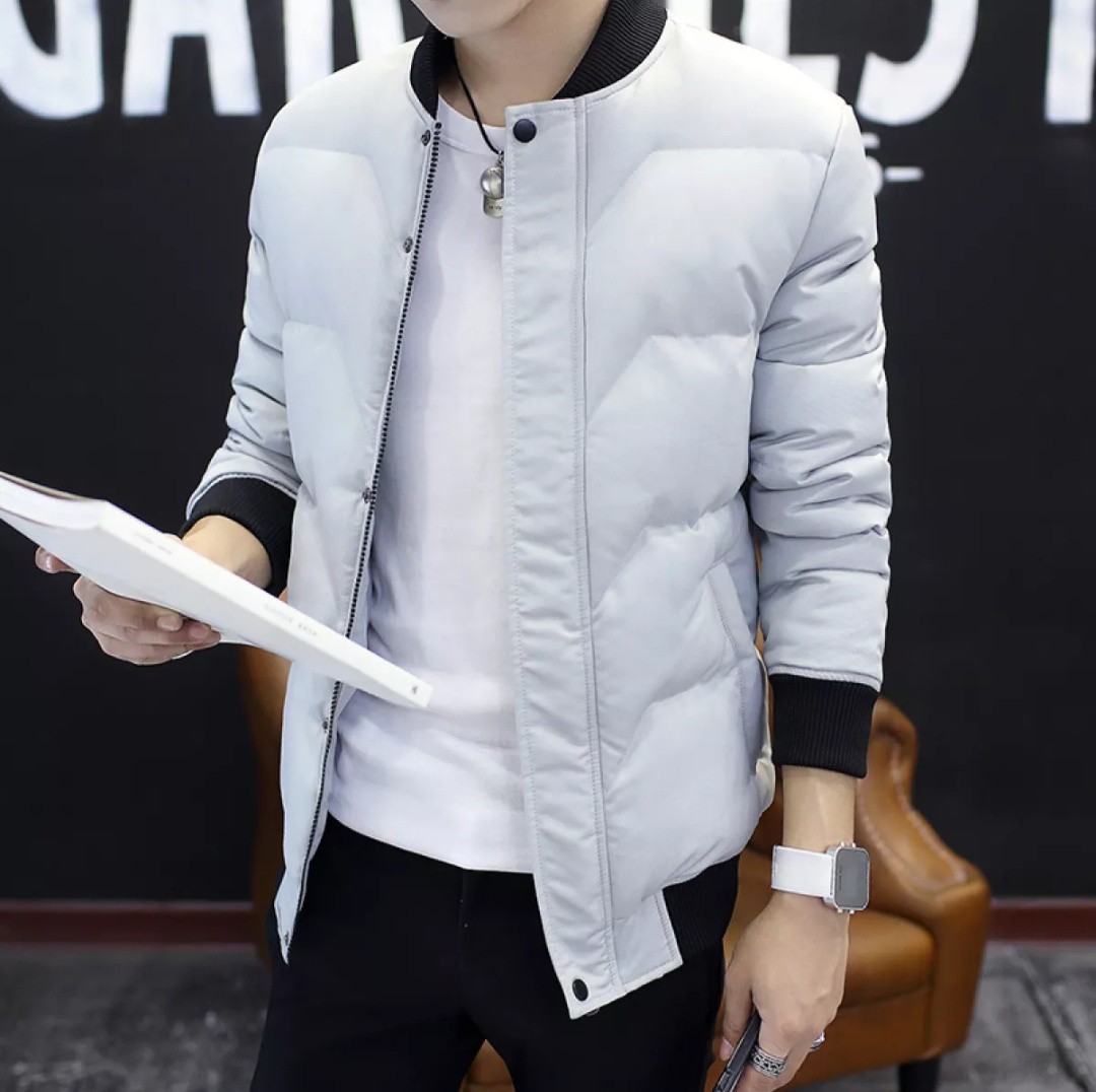Men Korean Padded Jacket, Men's Fashion, Clothes, Outerwear on Carousell