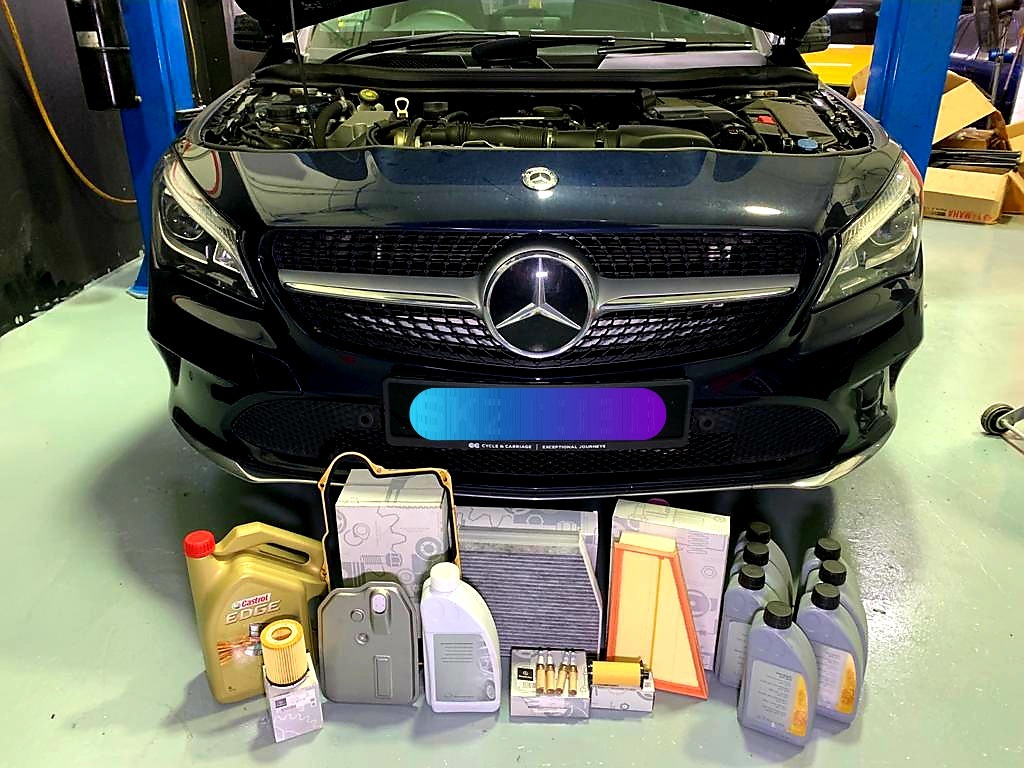 Mercedes Benz Service B+ Package on Carousell