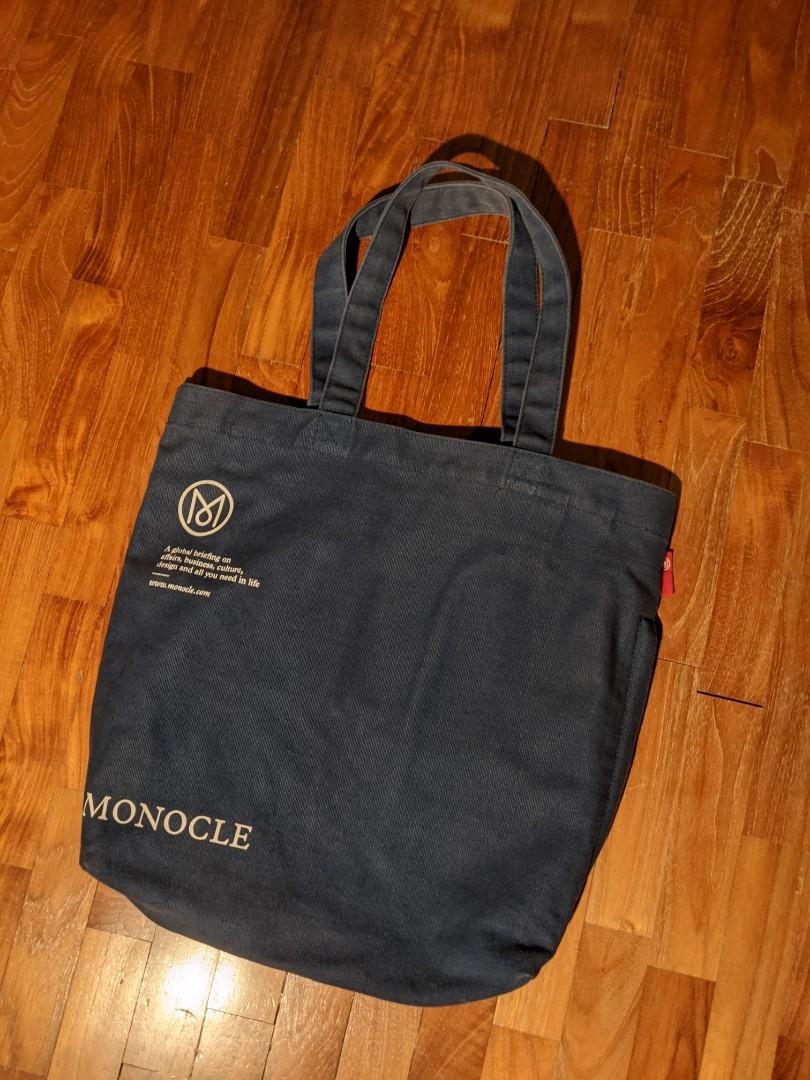 Monocle Tote Bag (Blue), Luxury, Bags & Wallets on Carousell