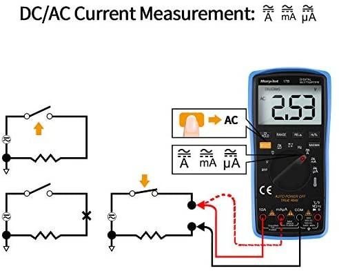 Morpilot Digital Multimeter DC / AC Voltage and Current, TV & Home ...