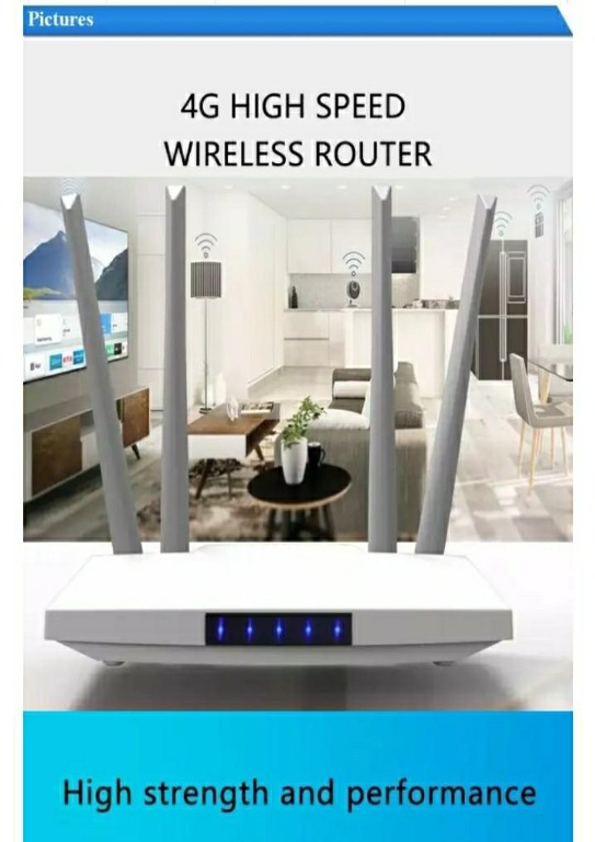 New 4G/LTE Router Gateway 4G 3G Broadband Mobile Hotspots (SIM CARD ...