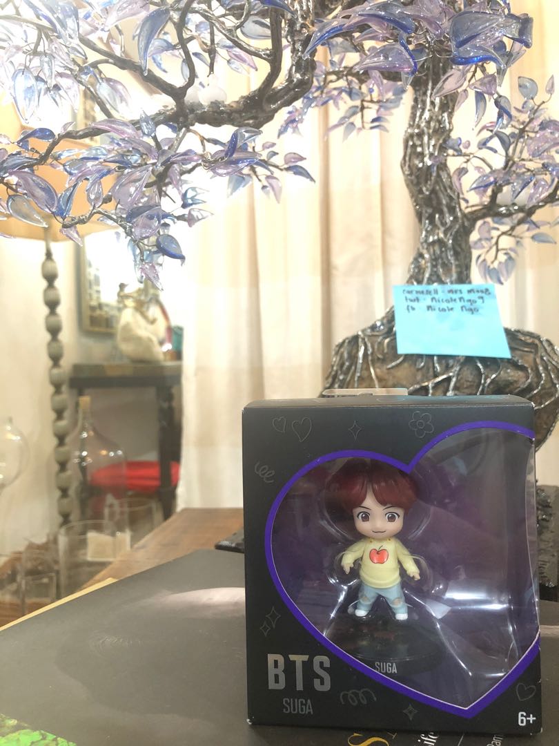 Onhand BTS SUGA / YOONGI Mattel Mini Figure House of BTS, Hobbies ...